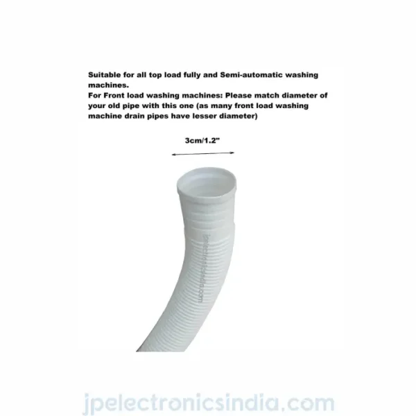 2 Meter Semi Automatic Washing Machine Water Inlet/Inflow Plastic Hose ...