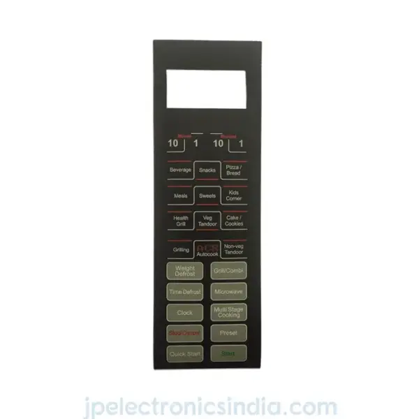 CE1041DFB/2 Microwave Oven Membrane Touch Keypad (Black)